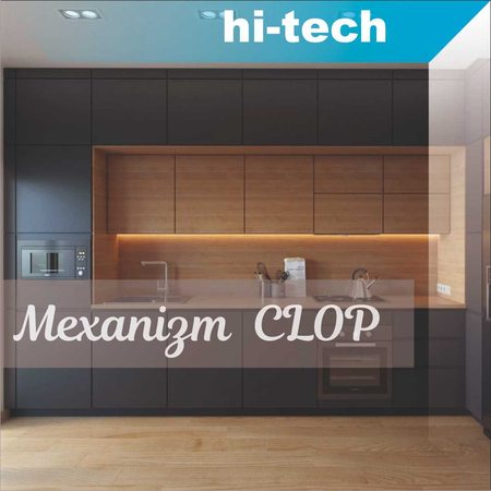 Hi tech oshxona mebel akrildan push mexanizm