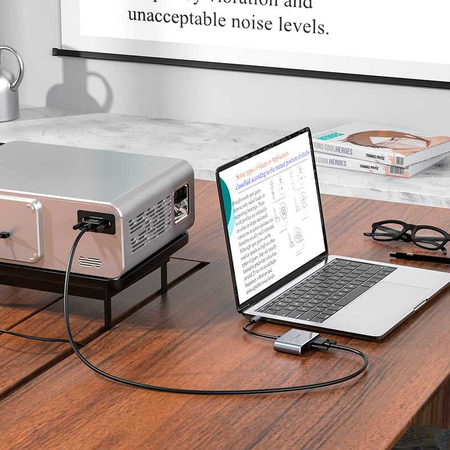 Переходник HOCO HB30 Converter Type-c to HDTV+VGA+USB3.0+PD