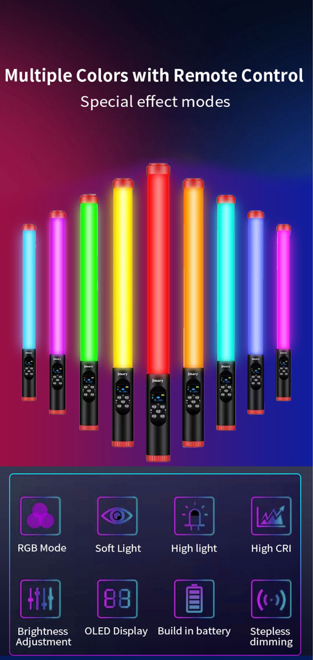 Jmary FM-128RGB Light Stick  LED палка