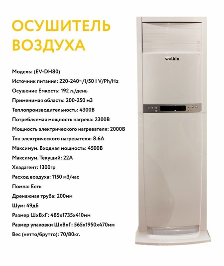 Осушитель воздуха Welkin
