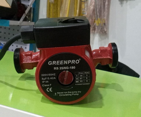 Насос для ГВС цирккуляционний насос 25/6 Greenpro