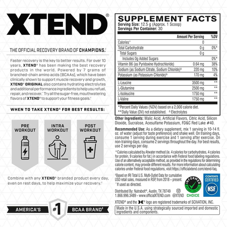 XTend BCAA europa aksiya