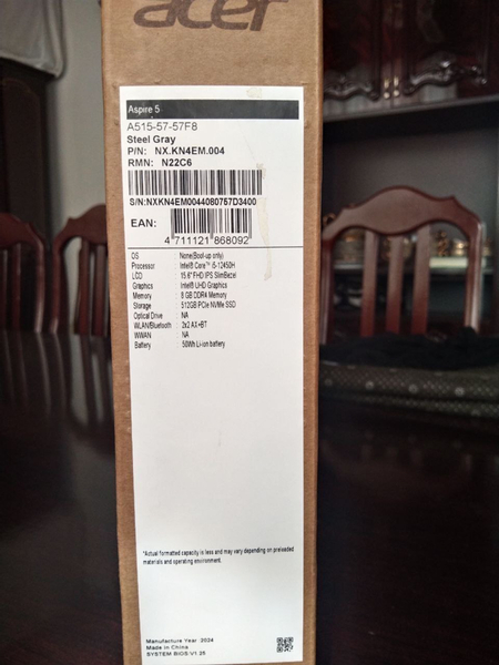 ACER i5-12450H 8/512 15,6