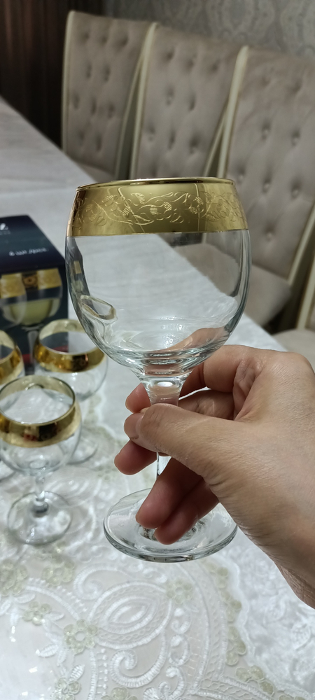 Фужеры стеклянные