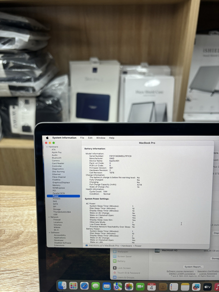 Macbook pro 2020 core i5 16/1Tb