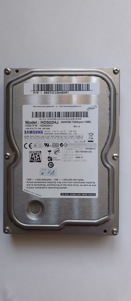Хард 500 ГБ  Samsung - для Компьютеров.
