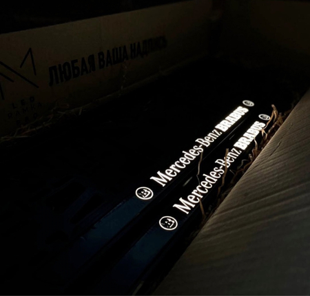 Led рамки под номер машины