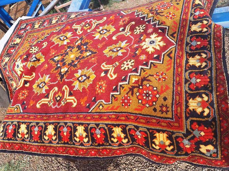 Ковры 200 см Х 135 см. 2 шт. Советские , шерстяные. Без дефектов