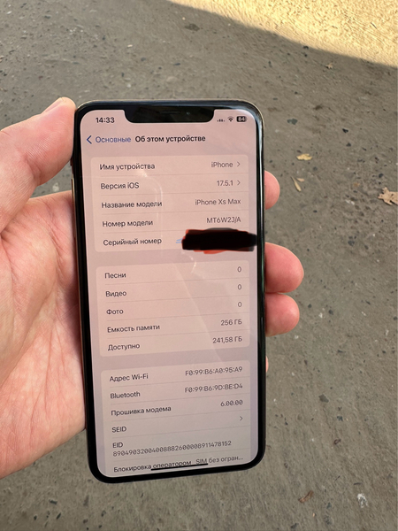 Iphone Xs Max 256gb