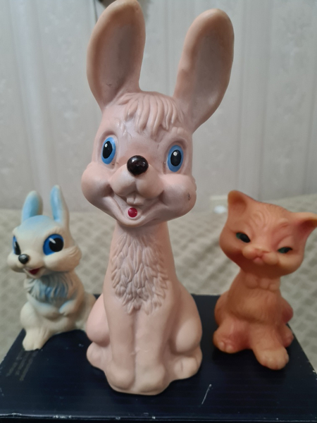 Игрушки резиновые советского времени.