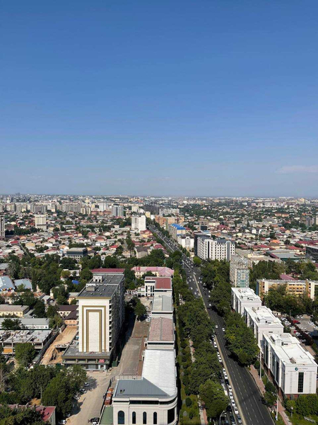 Продается 2 ком квартира 65м2 Piramit Tower 26 этаж вид на улицу Нукус