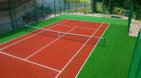 Havaskor/professional tennis maydonlari qurish xizmati. Теннисный корт