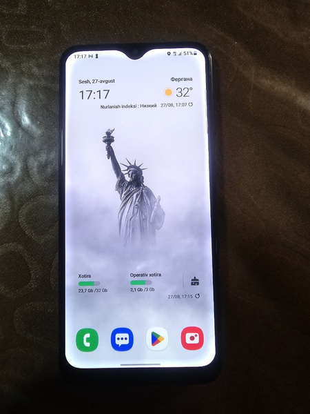 Samsung A20 alishtiraman holati yaxshi