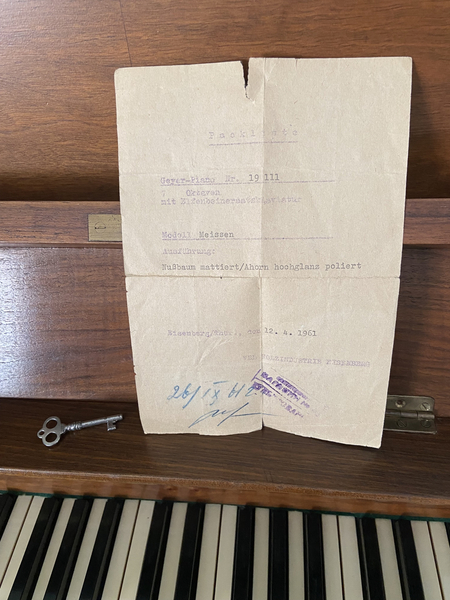 Геер Пианино 1963 года