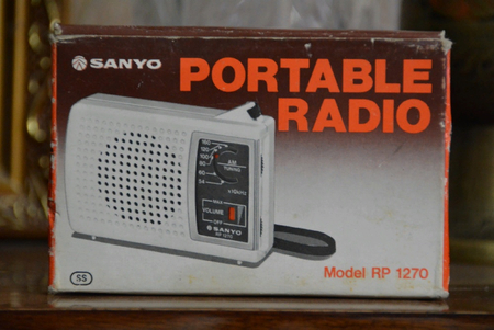 SANYO радио приемник винтажный