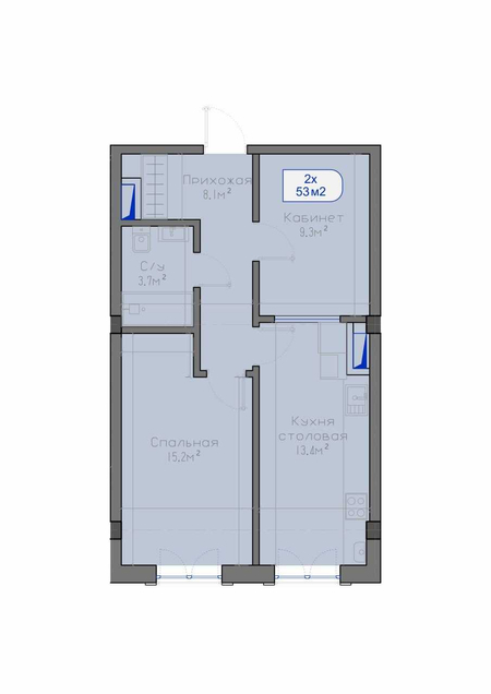 Яккасарай Шоишлин 1линия Кадастр Бор Зор Локациядан Royal House 53м2;