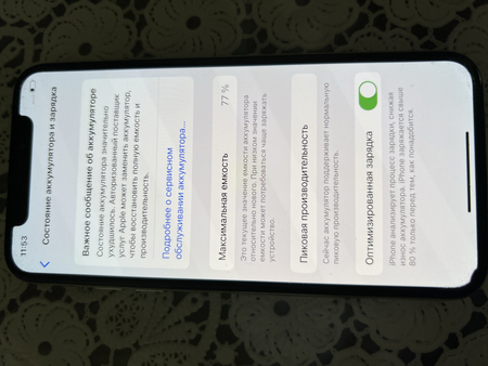 Iphone x silver 64 gb face ishlidi