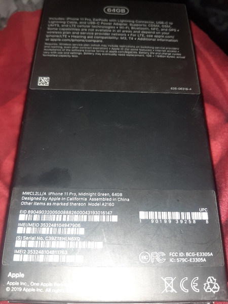 IPHONE 11 pro  64