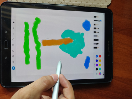 В идеальном состоянии брендовый планшет Samsung Tab S3 (SM-T825) 4/32