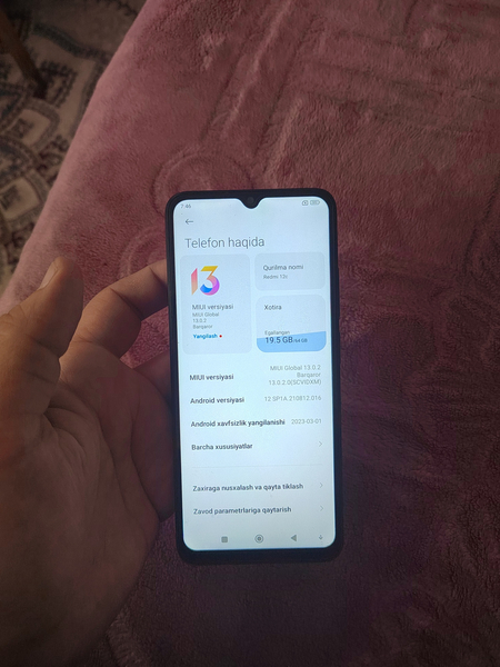 Redmi 12C 3+2/64Gb Black Original Igravoy Sastayani Otlichni Yaxshi