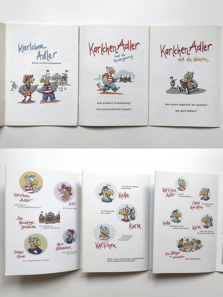 Комиксы для детей Karlchen Adler на немецком языке. (+7). Германия