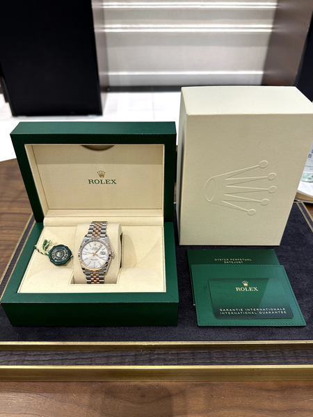 NEW Rolex Datejust 36mm Steel and Everose Gold 126231