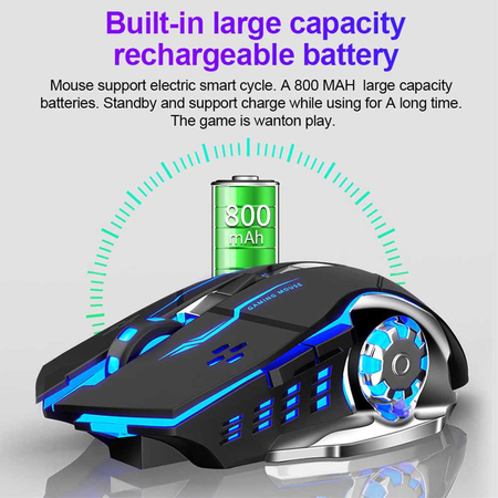 Мышка  WL Aula SC100 Геймерский Заржаемый 800 mAh  (NT8190)
