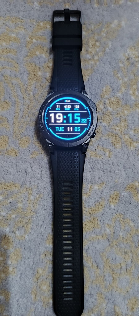 ZEBLAZE STRATOS,-3 SMART WATCH сатилади ишлатилмаган заряд 20 гун тута