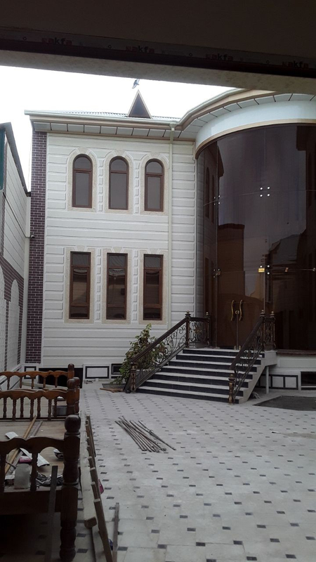 Travertin Kartamira Fasad ishlari