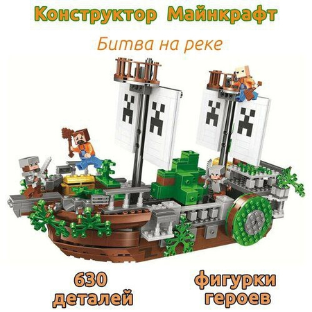Конструктор майнкрафт для мальчиков My World 