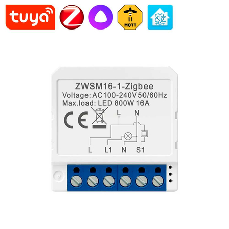 ZigBee реле для умного дома - 16A - 800W