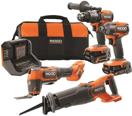 Ridgid комбо набор из 4-х инструментов