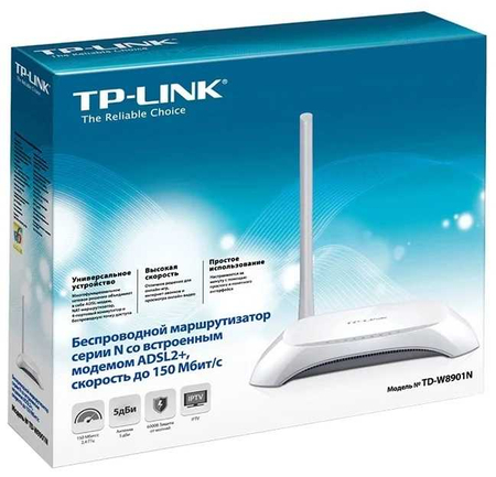 Wi-fi РОУТЕР tp-link TD-W8901N adsl