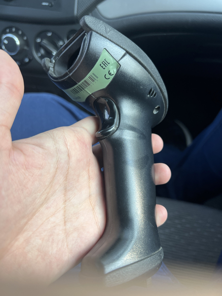 Global Pos Barcode Scanner + check aparat komplekt