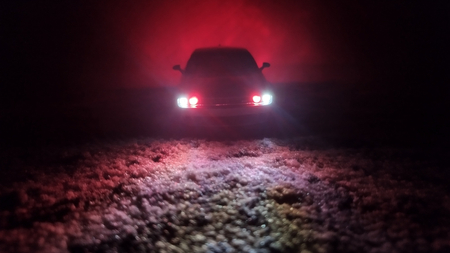 Metallic car Dodge Challenger