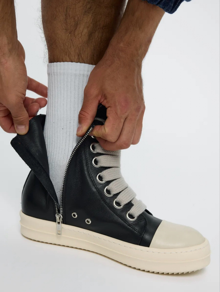 Кеды Rick Owens Riverside кожаные