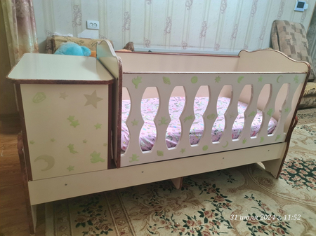 Продам детскую кроватку-люльку!