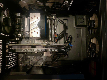 Игровой Компьютер и Монитор (Ryzen 5 5600, EVGA RTX 2060 Super, 16gb)