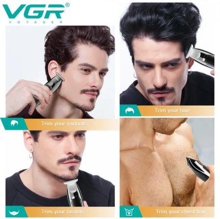 Триммер для бороды, волос и окантовки VGR Orginal