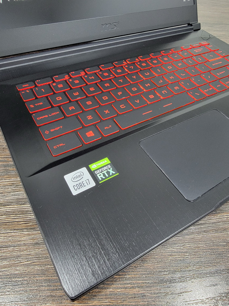 игровой i7 ноутбук MSI GF65 Thin 10UE, Американская сборка, как новый