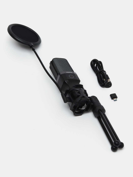 Микрофон игровой для трансляций Yanmai X1R, конденсаторный, студийный.