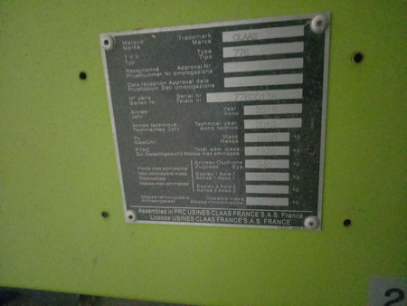 Пресс подборщик Claas 650