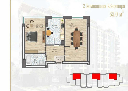 Шайхантахур Gulobod House Коробка По супер цене Успейте 56м; Ор Дехкан