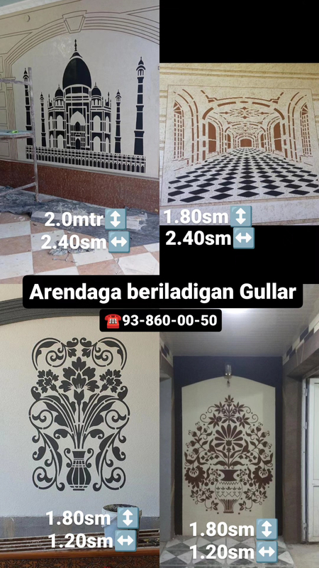 Trafaret Arendaga beriladi