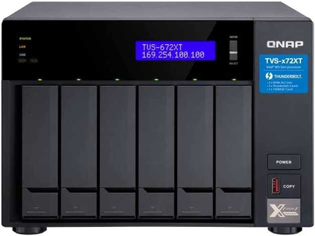 Сетевое хранилище QNAP TVS-672XT с 6 отсеками