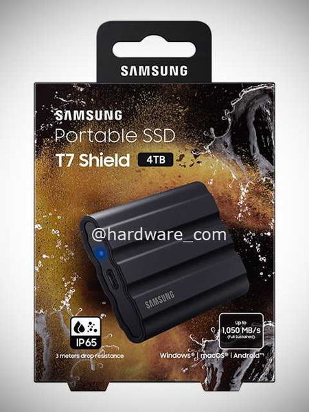 Samsung T7 Shield 4TB Новые в упаковке. Made in Korea.