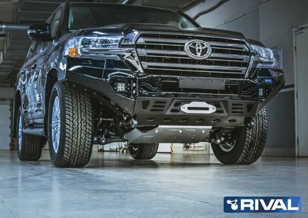 Силовой передний бампер RIVAL для TOYOTA LAND CRUISER 200
