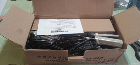 Паяльная станция JCD 750 Вт, цифровой фен для пайки