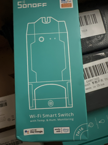 Sonoff WiFi Switch 10A для умного дома. Андроид и iOS