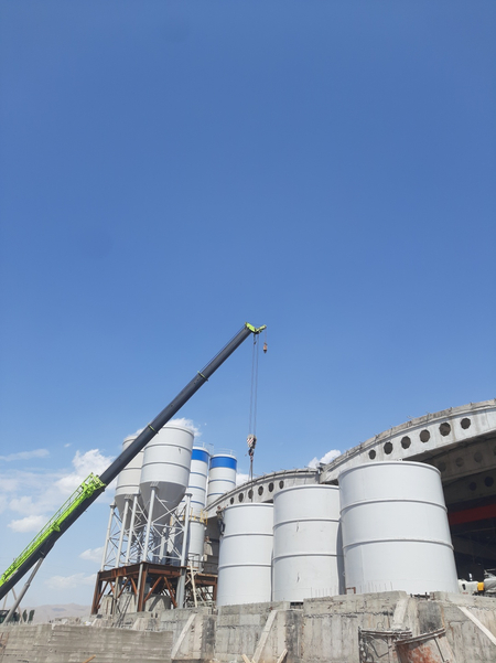 Kran telfer silos rezurvar